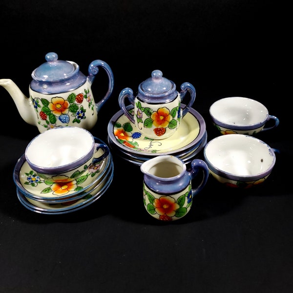 Lusterware Tea Set - Etsy