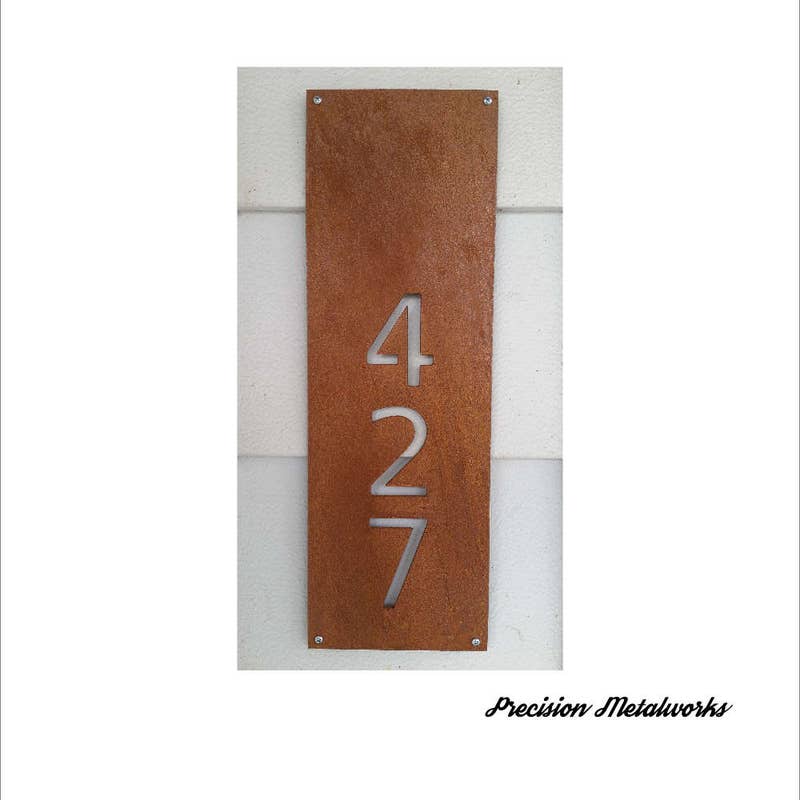 Corten Address Numbers - Etsy