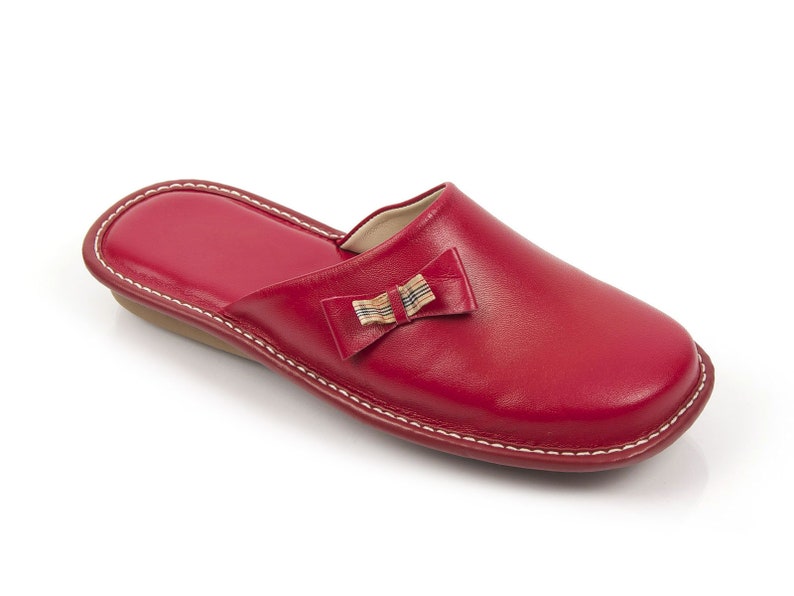 Anatomic Leather Slippers for Ladies. Luxurious Women's Leather ...
