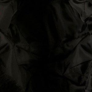 Black Rabbit Fur and Leather Hat. Real Fur Hat. Real Rabbit Fur Hat ...