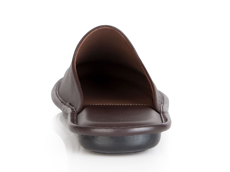 Anatomic Leather Slippers. Luxurious Men's Leather - Etsy UK