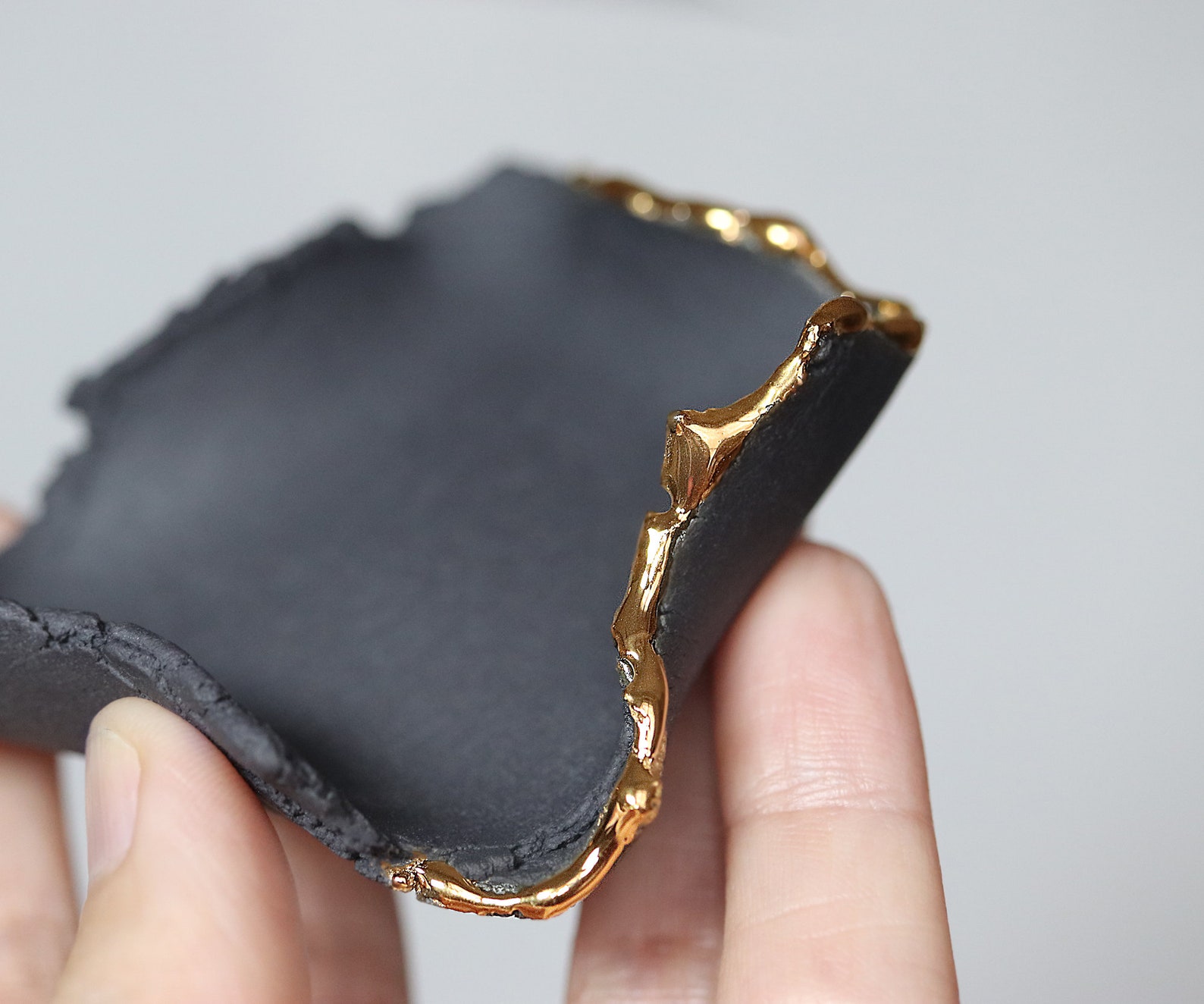 Set of 34 3D MINI + MICRO Tiles, Black Porcelain Oversize Wall Art Sculptures Porcelain With ...