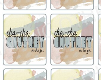 Cute Samosa and Chutney Vinyl Sticker Waterproof - Etsy
