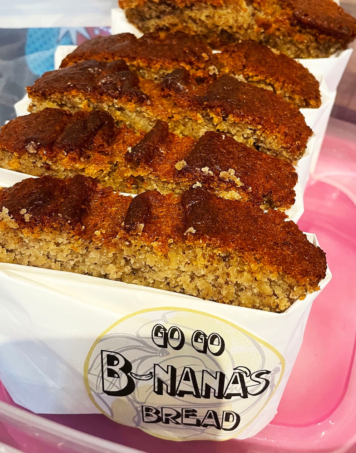 Bake Sale Stickers Banana Bread Printable Instant Download - Etsy