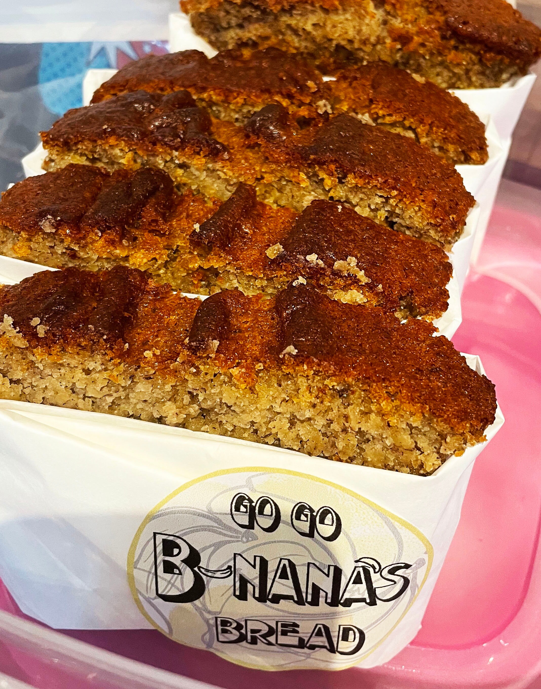 Bake Sale Stickers Banana Bread Printable Instant Download - Etsy