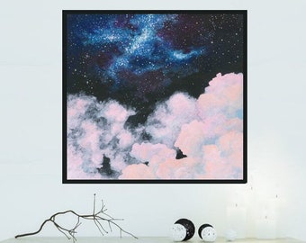 Sky art print | Etsy
