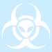 Alien Biohazard Vinyl Decal Sticker 3 Sizes 9 Solid | Etsy