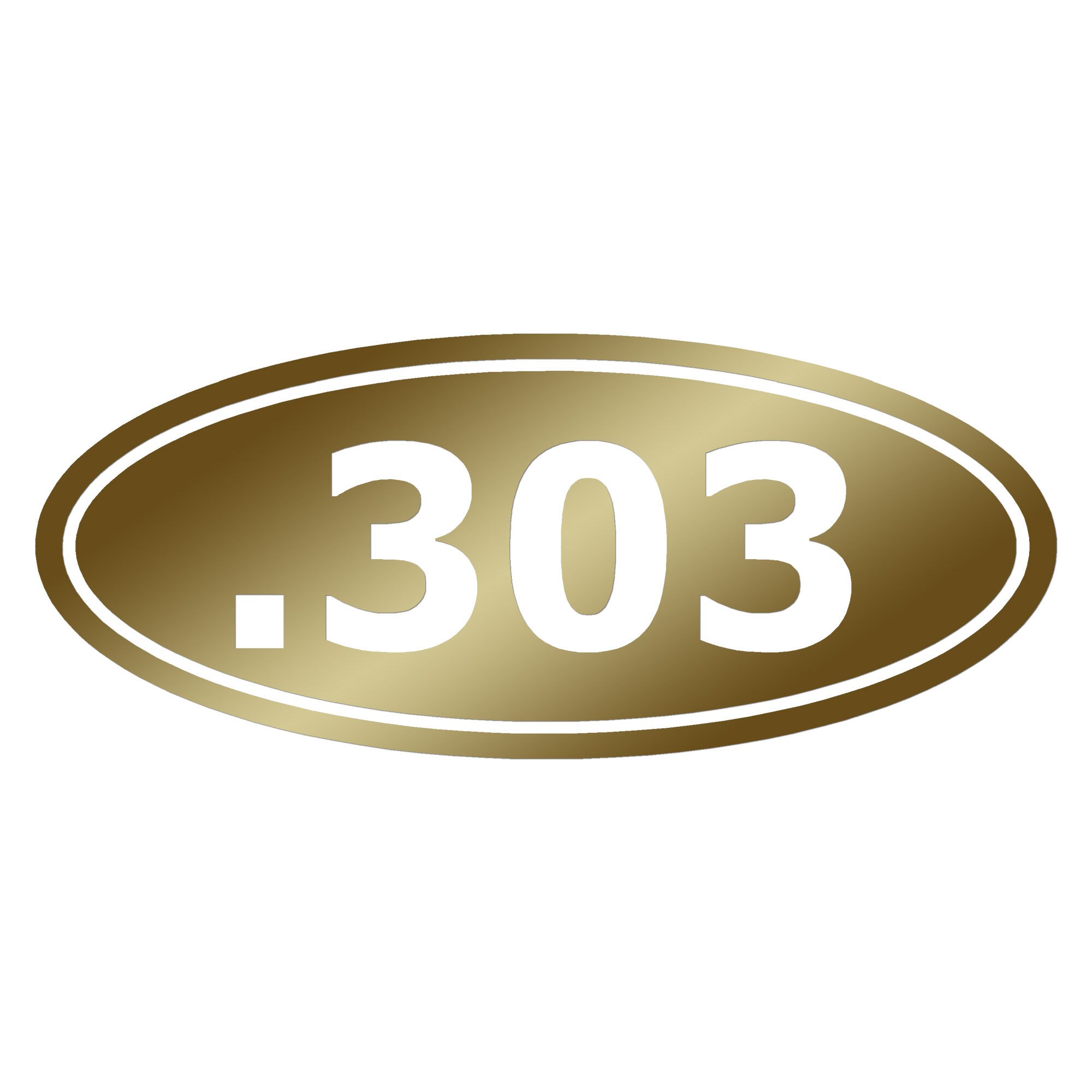 Ammo .303 British Rifle - Vinyl Decal Sticker - 3 Sizes - 9 Solid ...