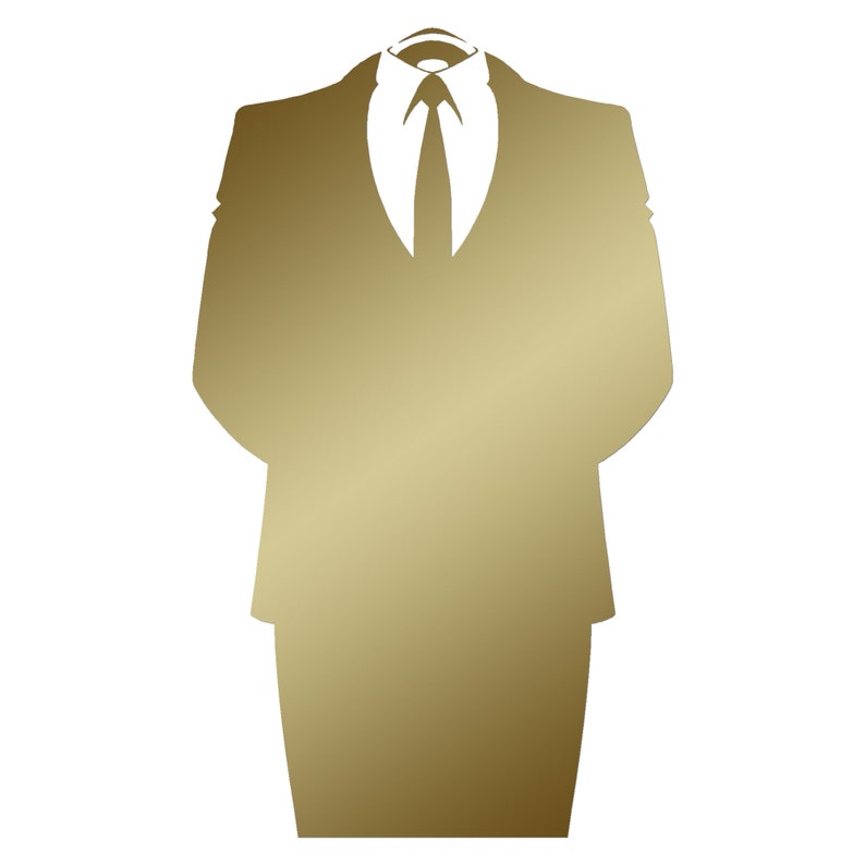 Anon Suit Tuxedo Anonymous - Vinyl Decal Sticker - 3 Sizes - 9 Solid ...