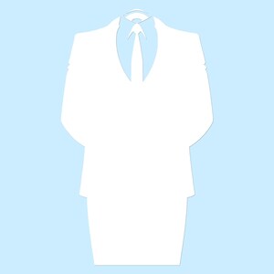 Anon Suit Tuxedo Anonymous - Vinyl Decal Sticker - 3 Sizes - 9 Solid ...