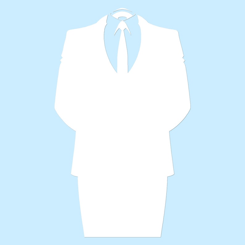 Anon Suit Tuxedo Anonymous - Vinyl Decal Sticker - 3 Sizes - 9 Solid ...