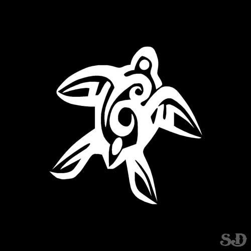 Tribal Sea Turtle Tortoise Vinyl Decal Sticker 3.75 | Etsy