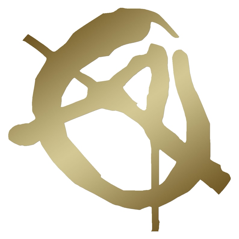 Anarchy Symbol Vinyl Decal Sticker 3 Sizes 9 Solid - Etsy UK