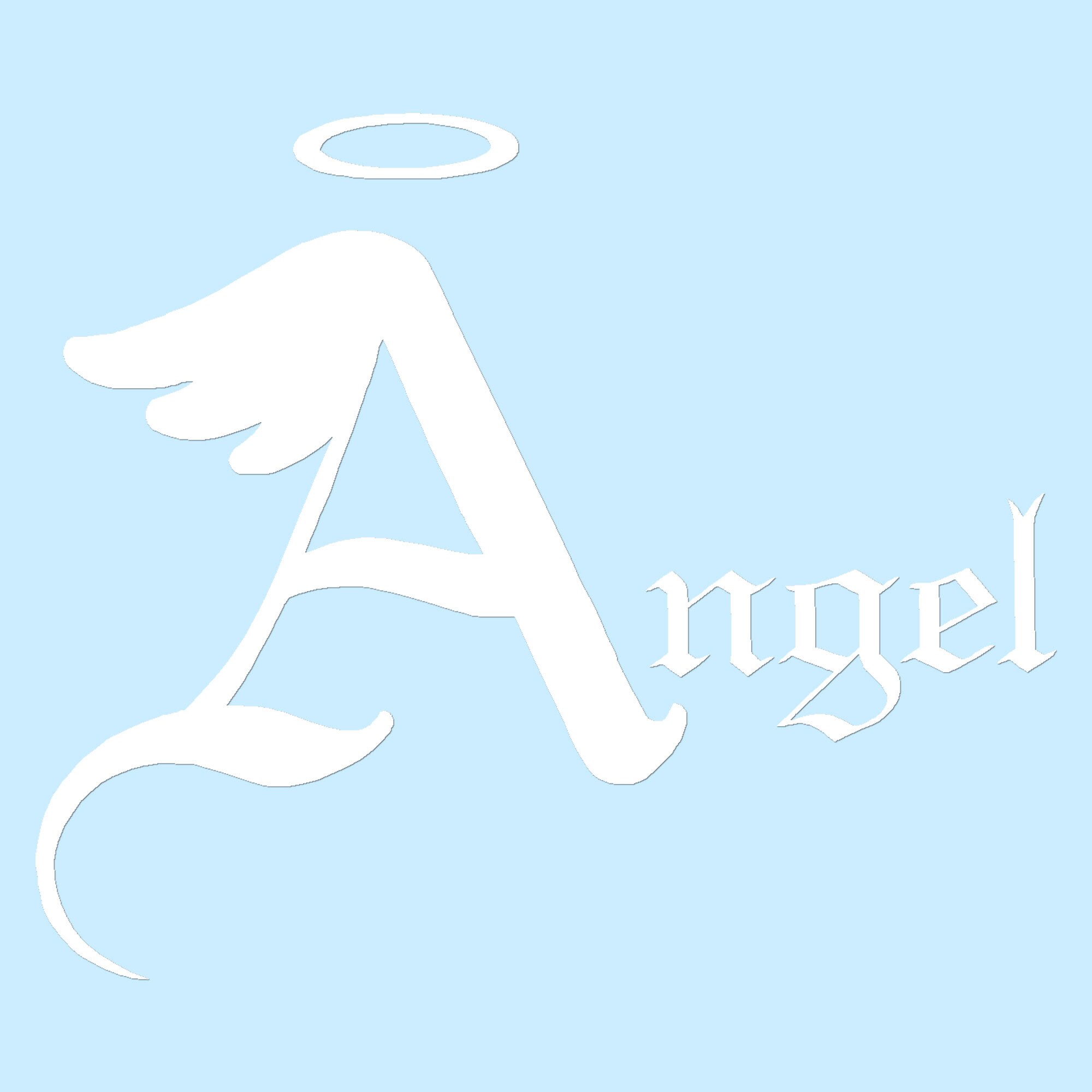 Angel Halo Vinyl Decal Sticker 3 Sizes 9 Solid Colors | Etsy