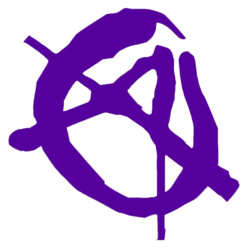 Anarchy Symbol - Vinyl Decal Sticker - 3 Sizes - 9 Solid Colors - Ebn45 ...