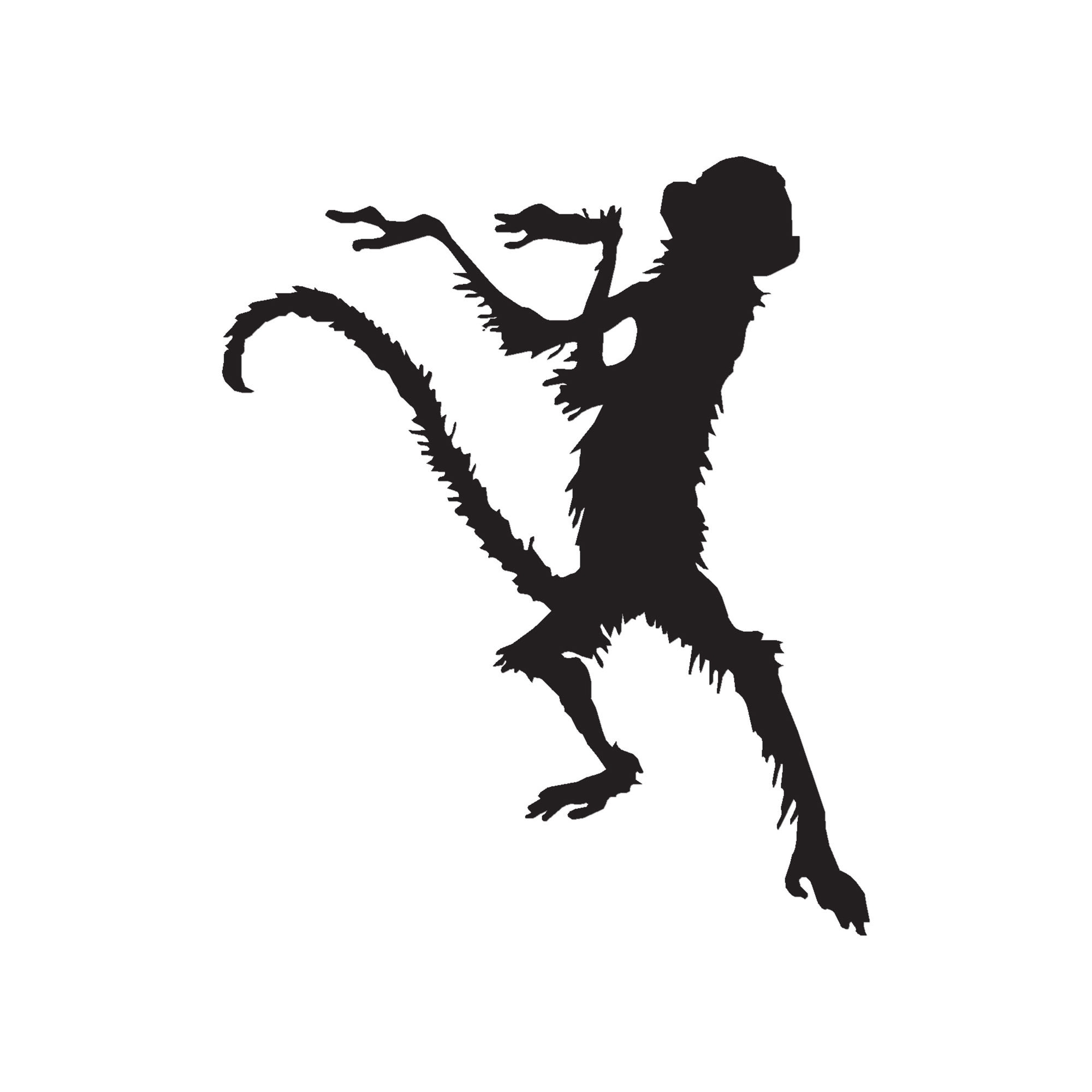 Dancing Monkey Vinyl Decal Sticker 3 Sizes 9 Solid | Etsy