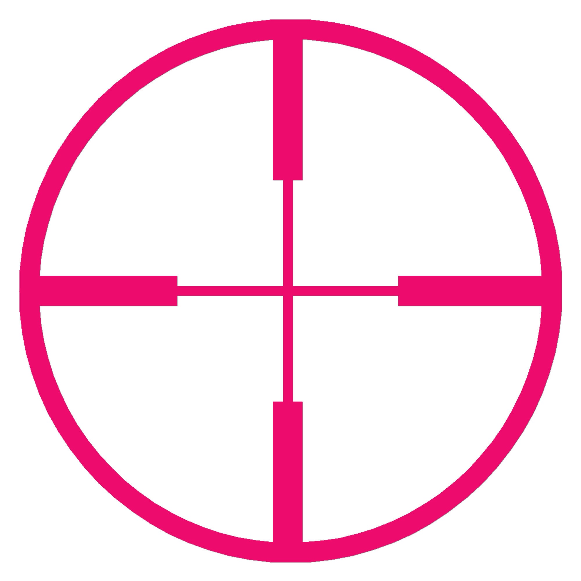 Crosshair Target Vinyl Decal Sticker 3 Sizes 9 Solid | Etsy