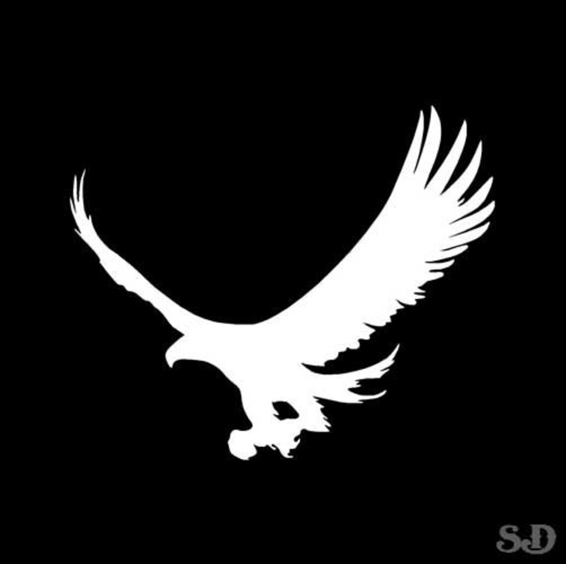 Eagle Falcon Vinyl Decal Sticker 4.5 X 3.75 - Etsy UK