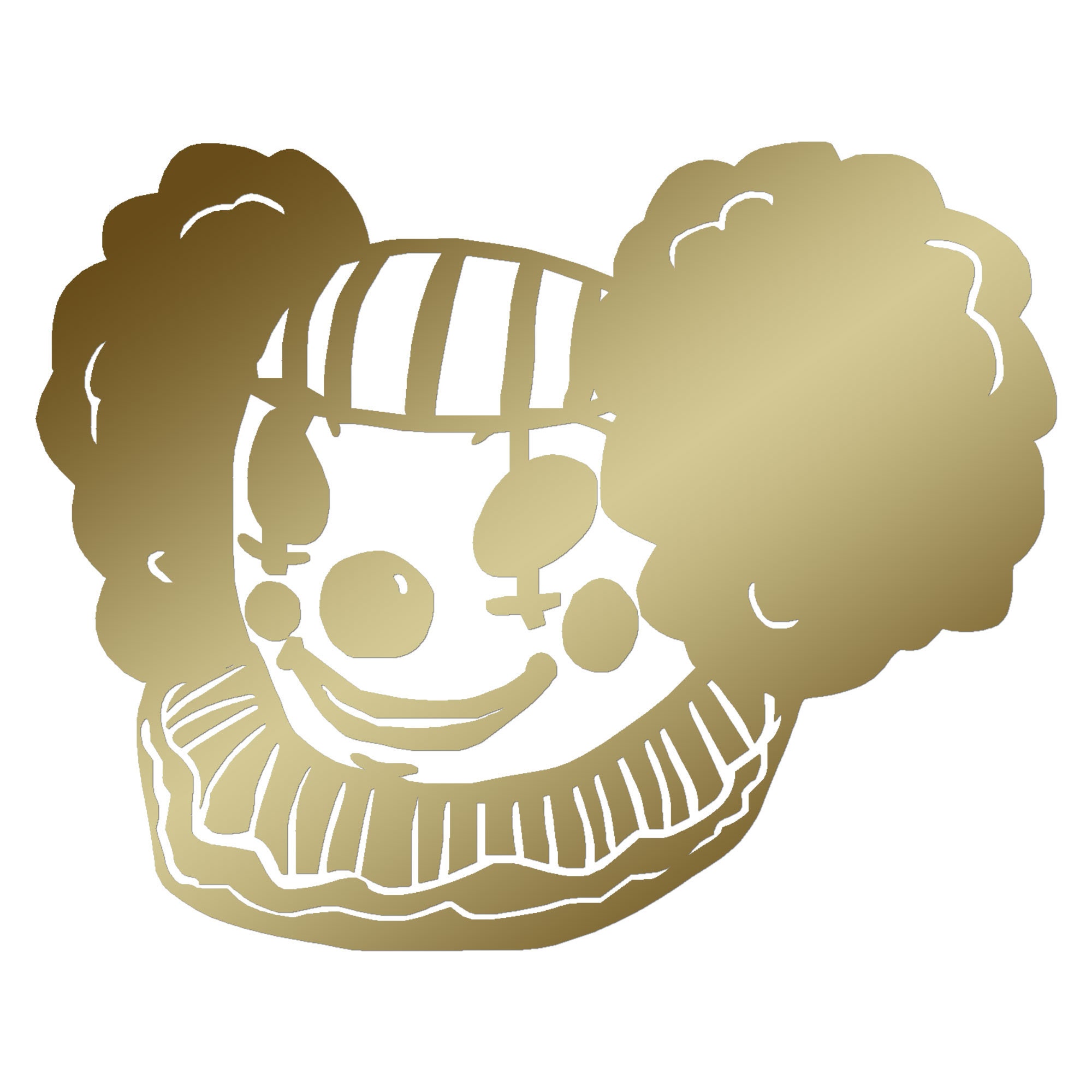 Clown Evil Scary Vinyl Decal Sticker 3 Sizes 9 Solid | Etsy