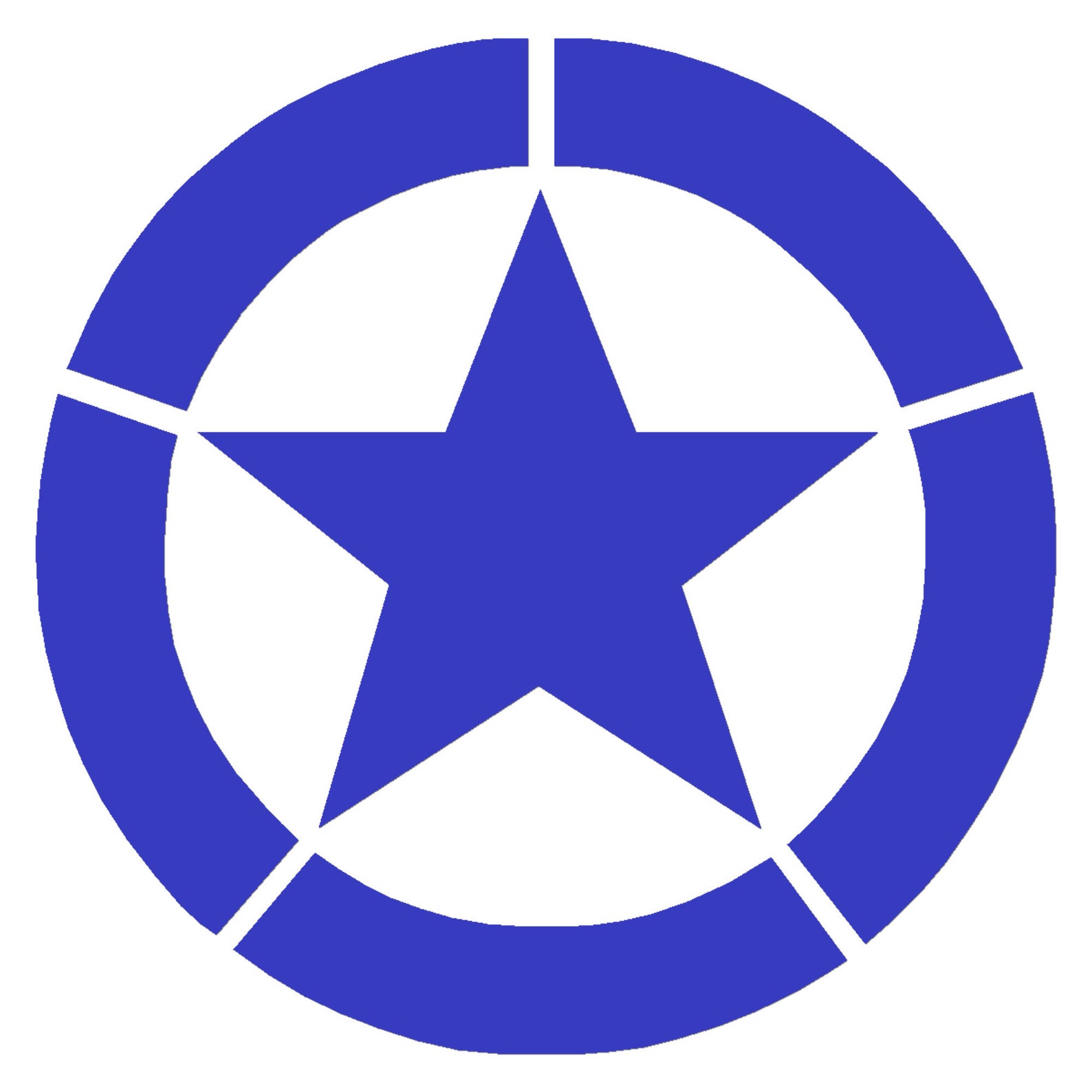 Army Military Star Vinyl Decal Sticker 3 Sizes 9 Solid - Etsy