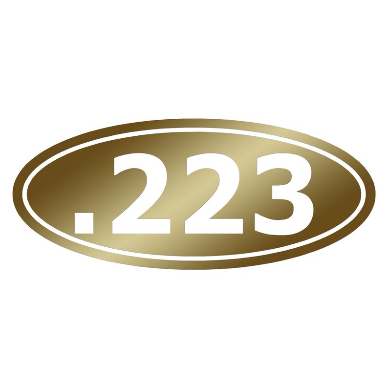 Ammo .223 Rifle Vinyl Decal Sticker 3 Sizes 9 Solid | Etsy