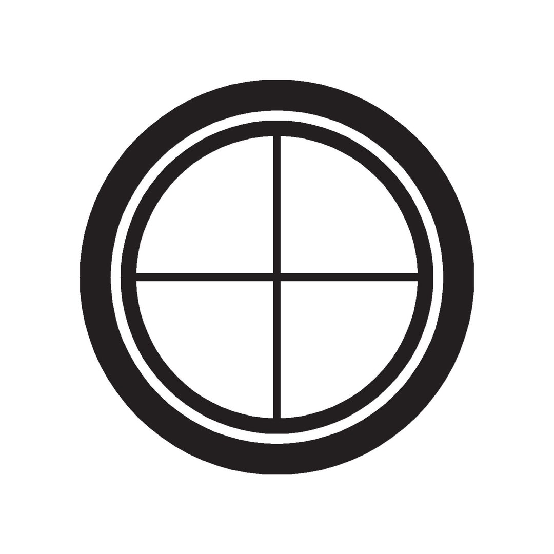 Crosshairs Target - Vinyl Decal Sticker - 3 Sizes - 9 Solid Colors ...
