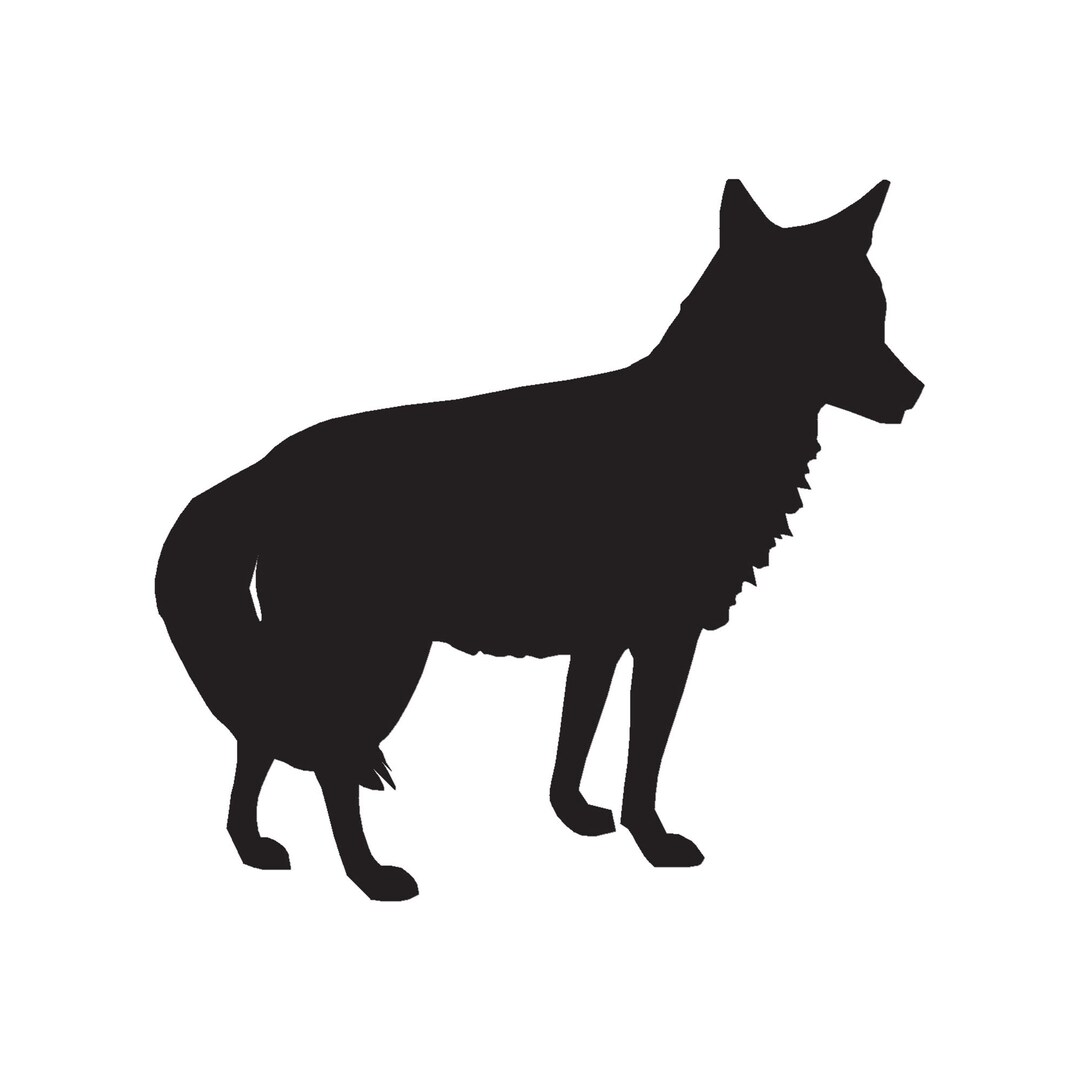 Coyote Jackal Wild Dog Vinyl Decal Sticker 3 Sizes 9 - Etsy