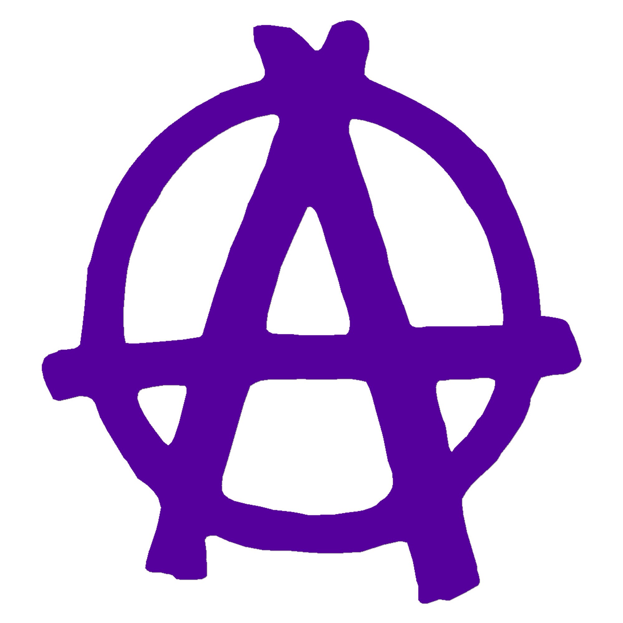 Anarchy Symbol Vinyl Decal Sticker 3 Sizes 9 Solid | Etsy