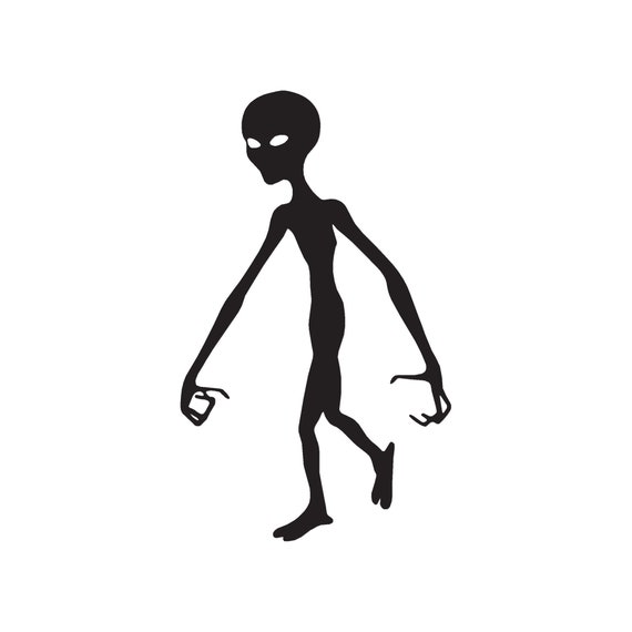 Alien Life Extraterrestrial E.T. Vinyl Decal Sticker 3 - Etsy