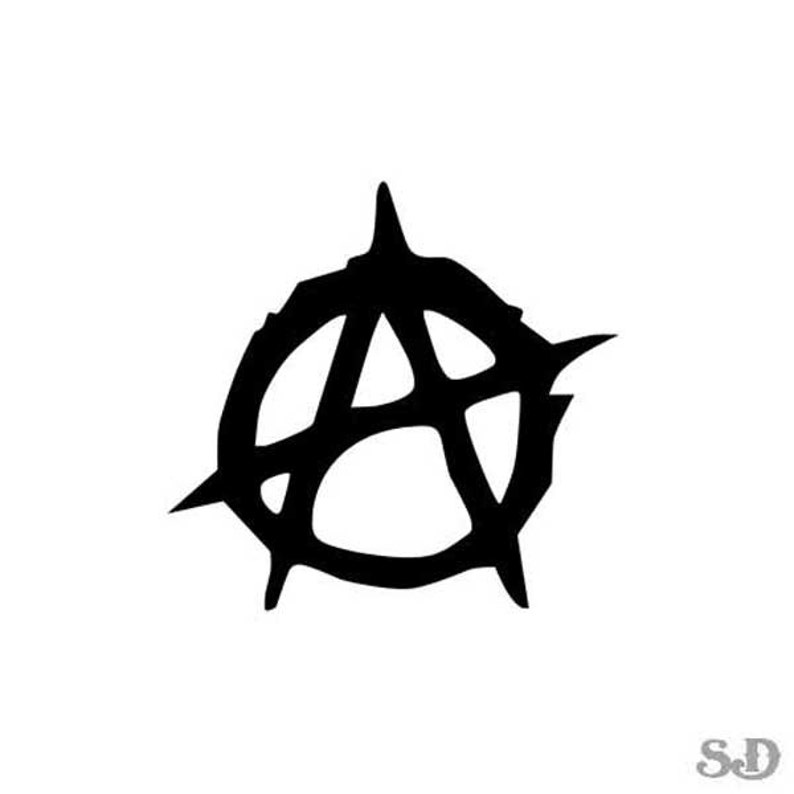 Anarchy Symbol Vinyl Decal Sticker 4 Long X - Etsy