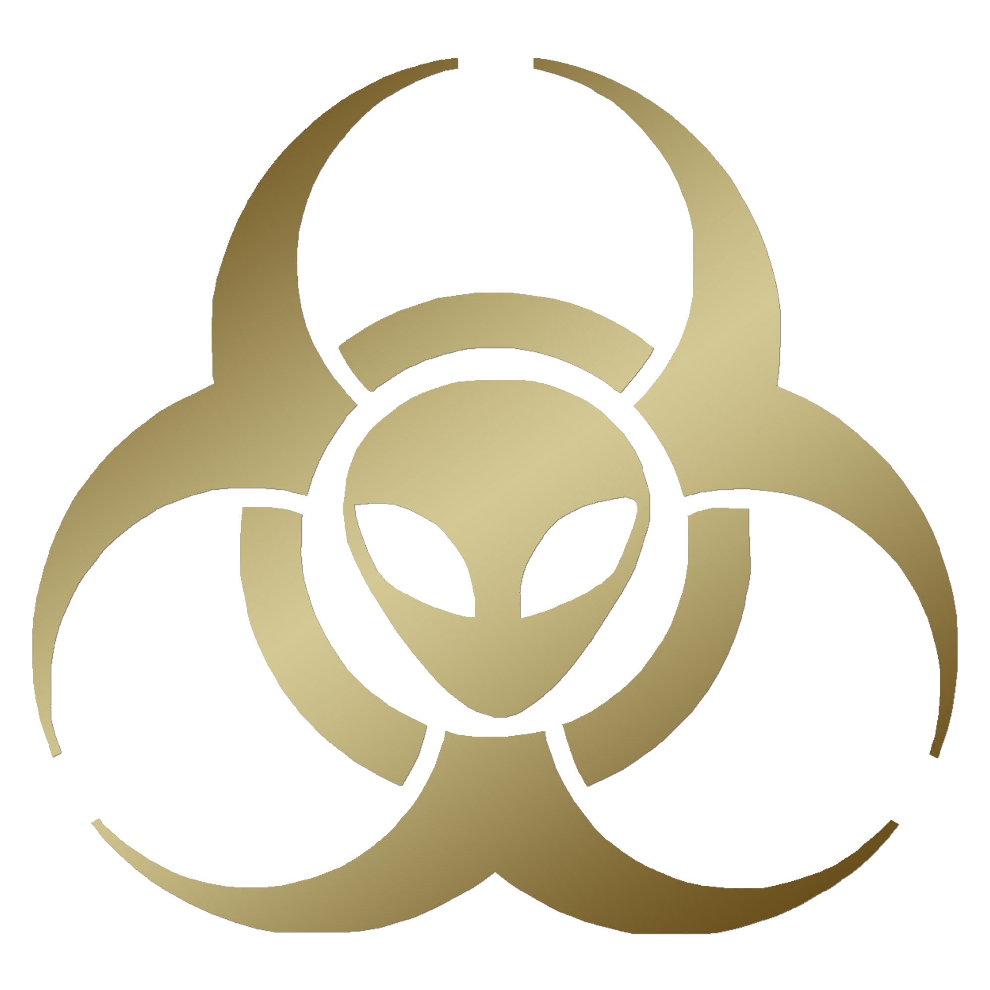 Alien Biohazard Vinyl Decal Sticker 3 Sizes 9 Solid | Etsy