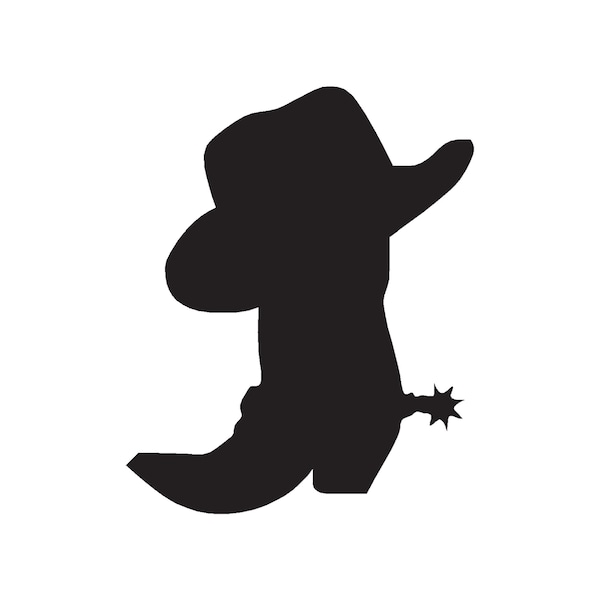 Cowboy Boot Decals - Etsy