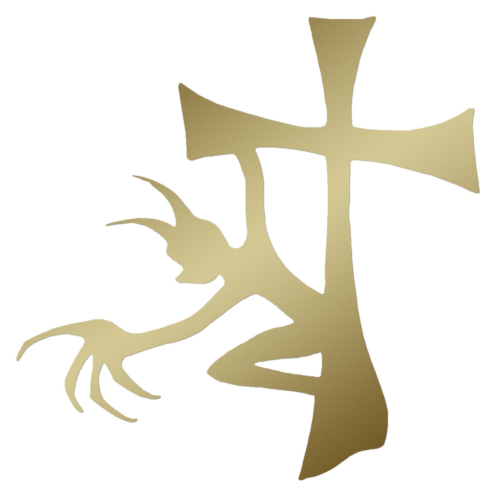 Demon Devil Cross Vinyl Decal Sticker 3 Sizes 9 Solid - Etsy.de