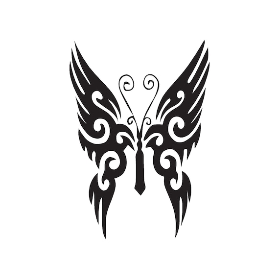 Solid Tribal Butterfly