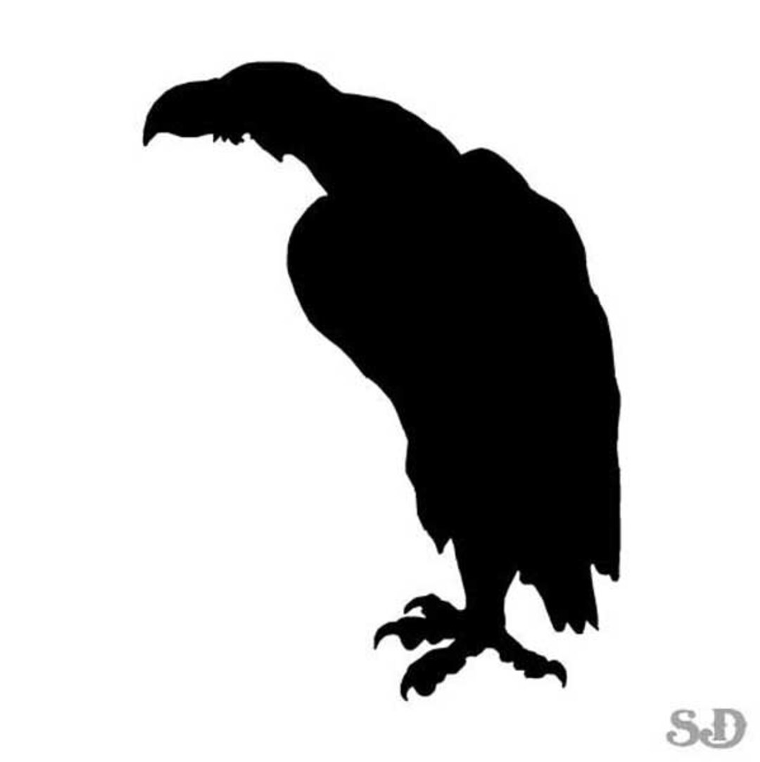 Vulture Eagle - Vinyl Decal Sticker - 3.75" X 5" - 24 Colors - [#0252 ...