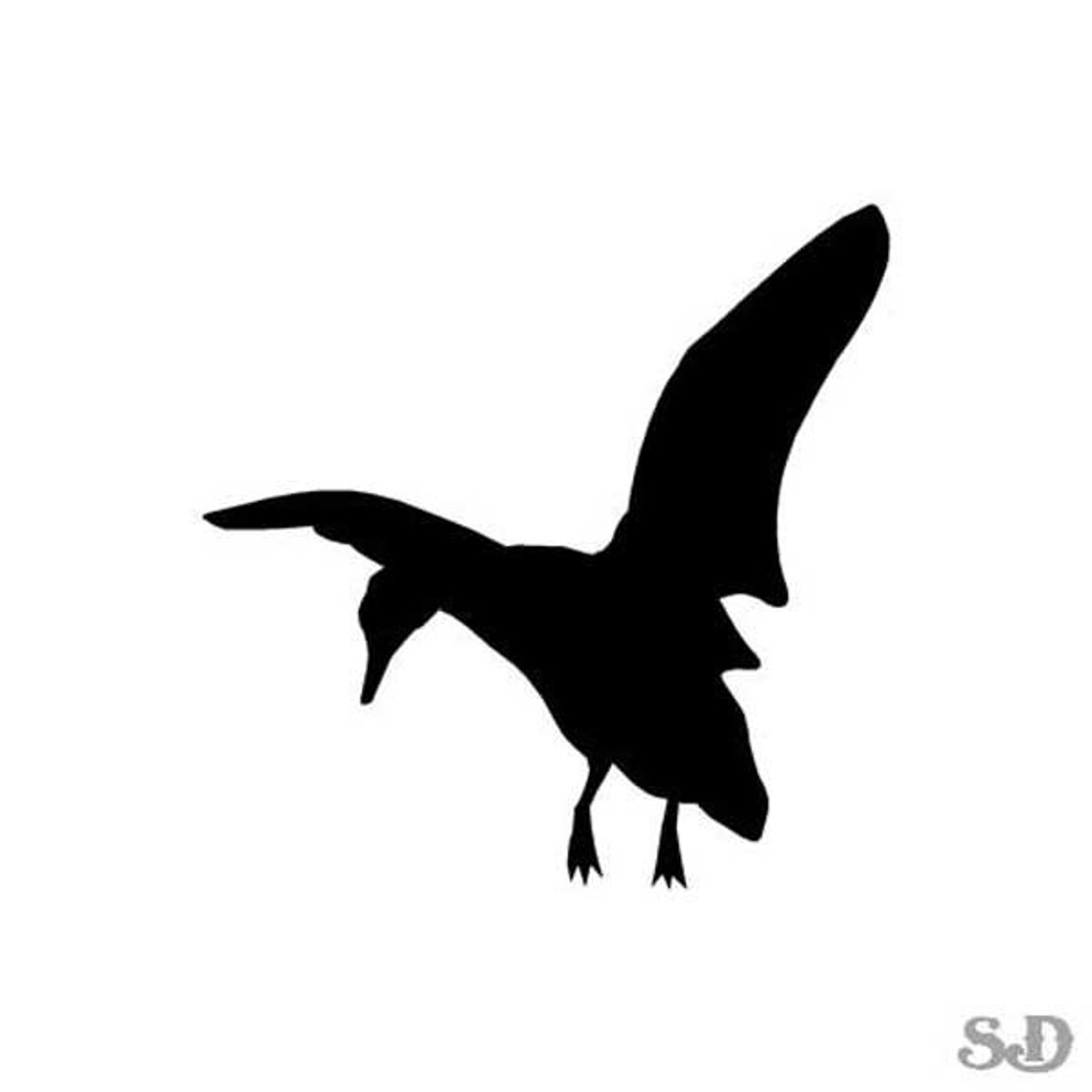 Duck Mallard Flying Vinyl Decal Sticker 3.75 X - Etsy