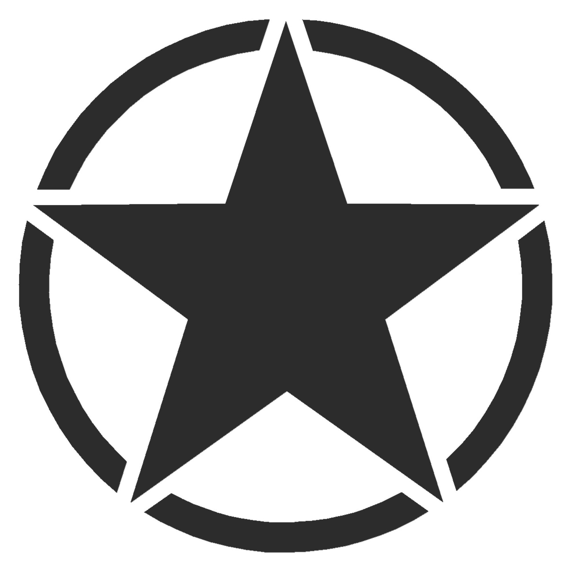 Jeep Army Star Military Vinyl Decal Sticker 3 Sizes 9 - Etsy Australia