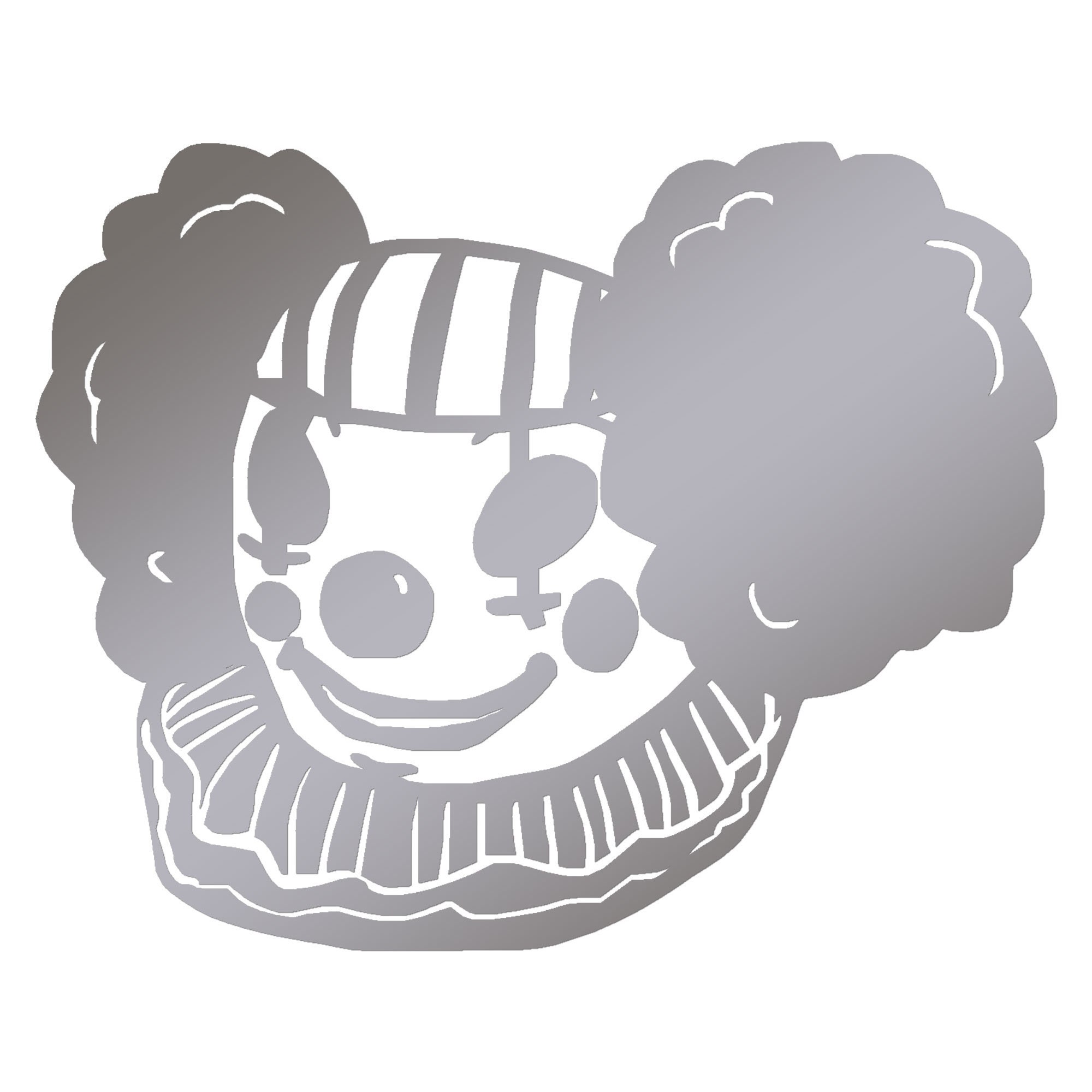 Clown Evil Scary Vinyl Decal Sticker 3 Sizes 9 Solid | Etsy