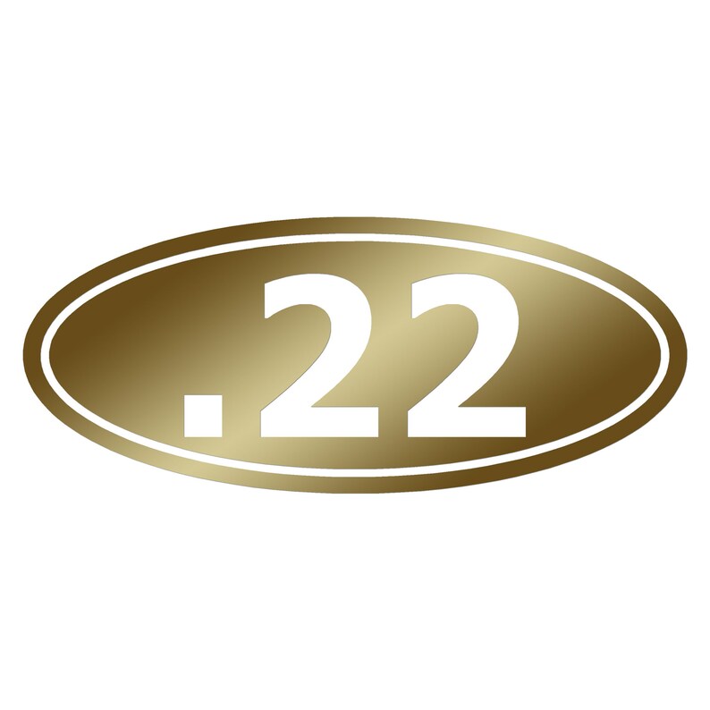 Ammo .22 Pistol Vinyl Decal Sticker 3 Sizes 9 Solid - Etsy