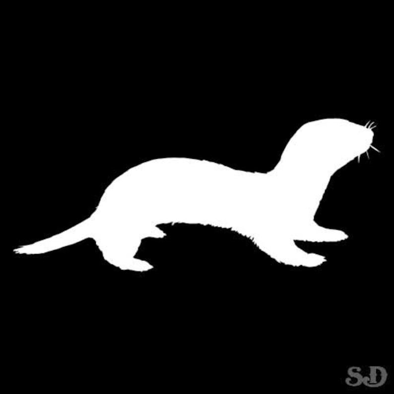 Otter Ferret Polecat Vinyl Decal Sticker 9 Long X - Etsy