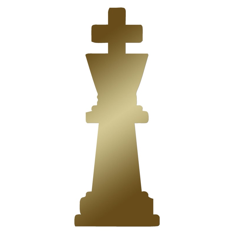 Chess Piece King - Vinyl Decal Sticker - 3 Sizes - 9 Solid Colors ...