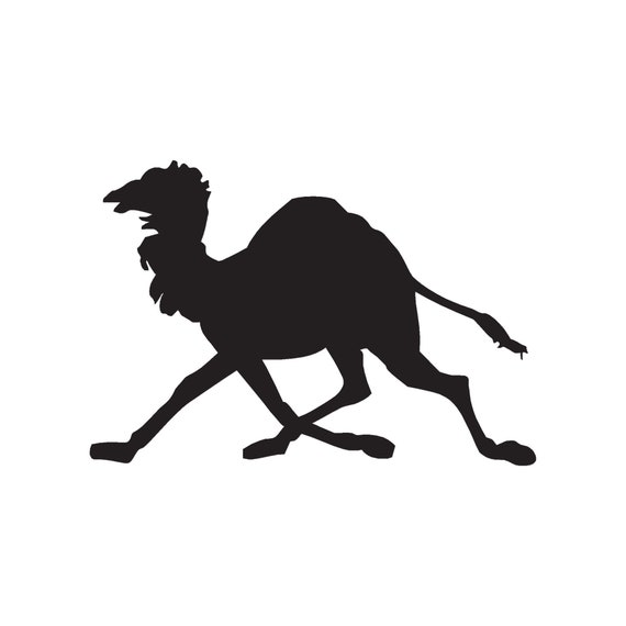 Dromedary Camel Running Vinyl Decal Sticker 3 Sizes 9 | Etsy