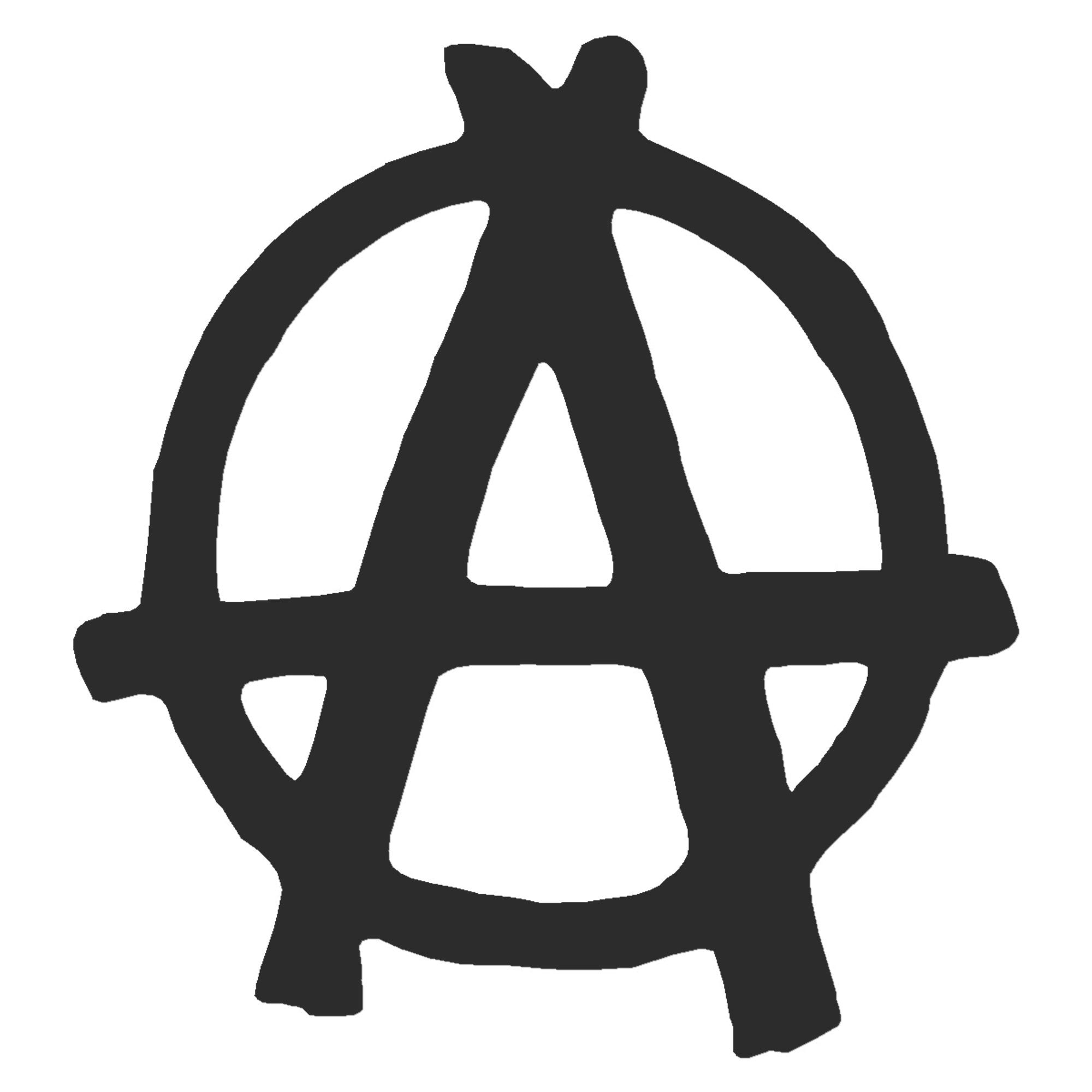 Anarchy Symbol Vinyl Decal Sticker 3 Sizes 9 Solid | Etsy