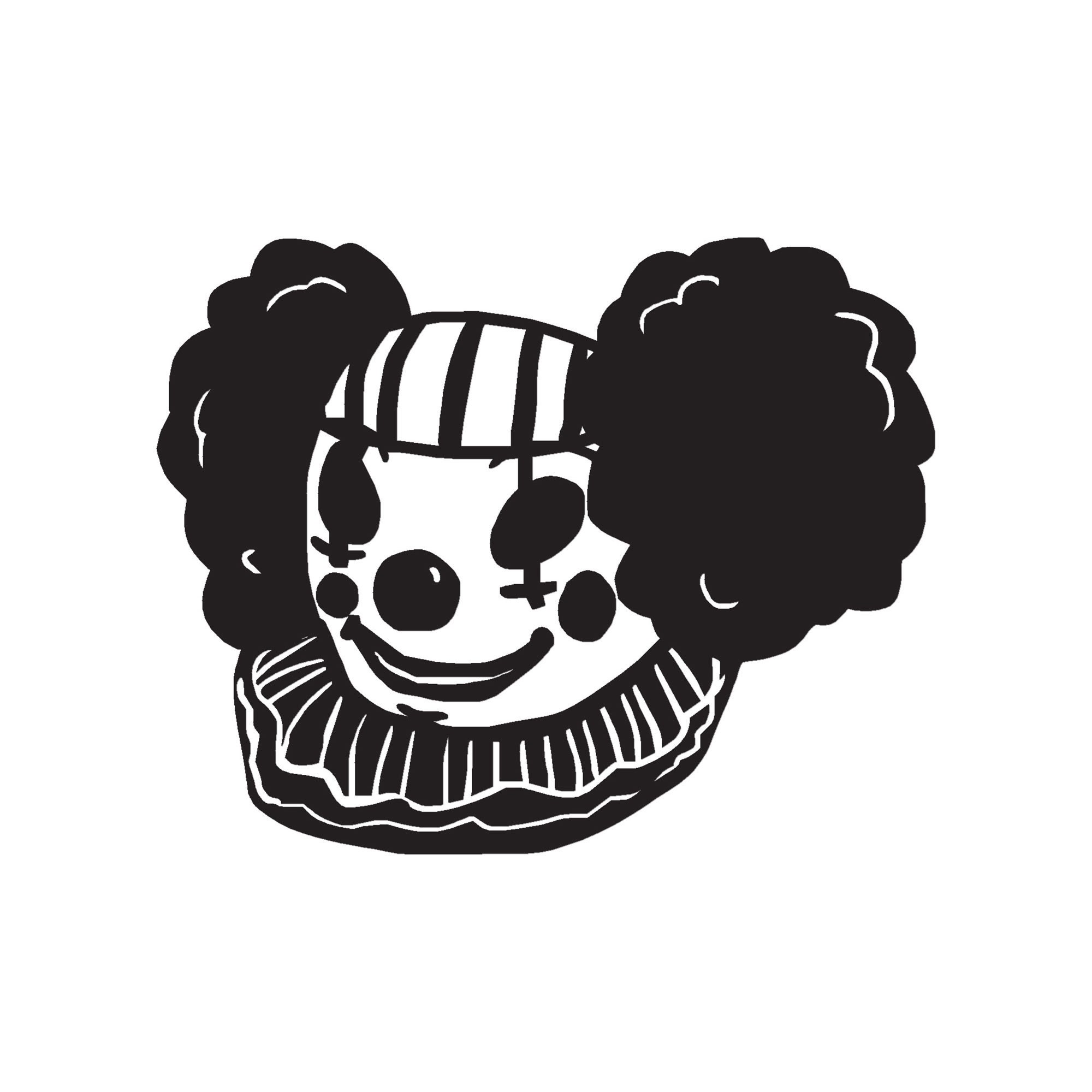 Clown Evil Scary Vinyl Decal Sticker 3 Sizes 9 Solid | Etsy