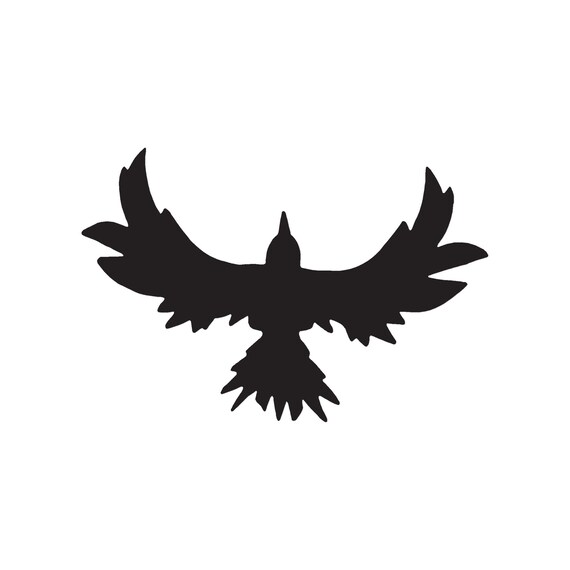 Crow Raven Blackbird Vinyl Decal Sticker 3 Sizes 9 Solid - Etsy