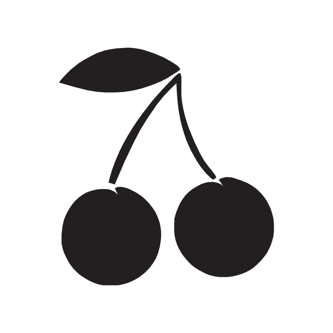 Cherries Cherry Vinyl Decal Sticker 3 Sizes 9 Solid Colors Ebn159 - Etsy