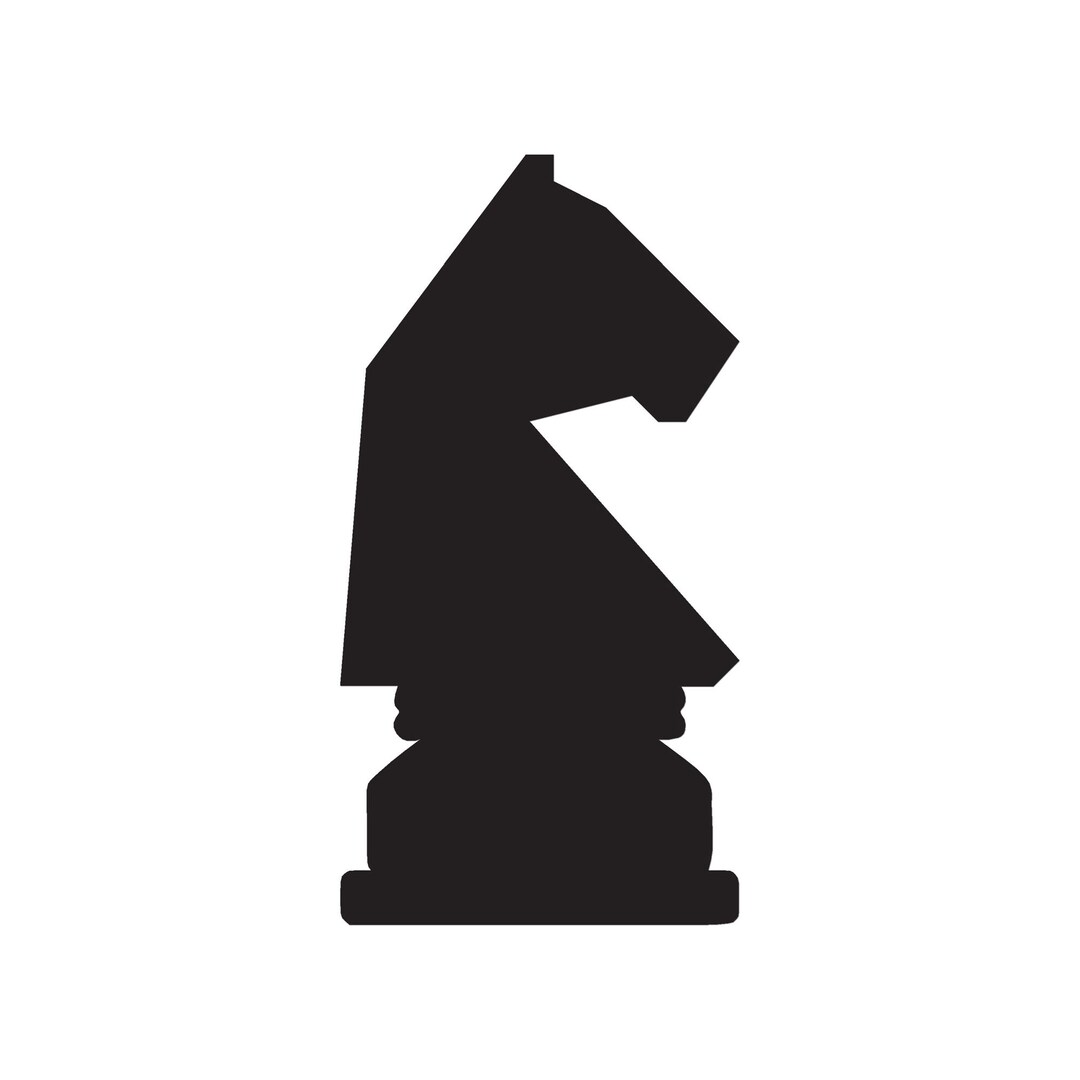 Chess Piece Knight Horsie Vinyl Decal Sticker 3 Sizes 9 Solid Colors ...