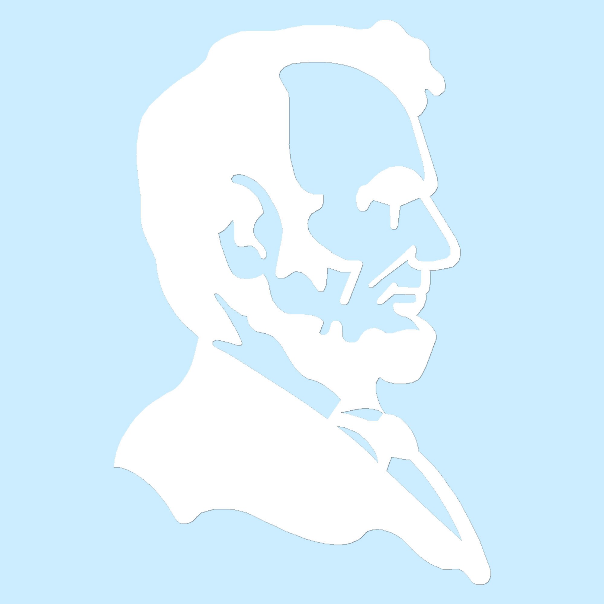 Abe Lincoln Penny Face Vinyl Decal Sticker 3 Sizes 9 | Etsy