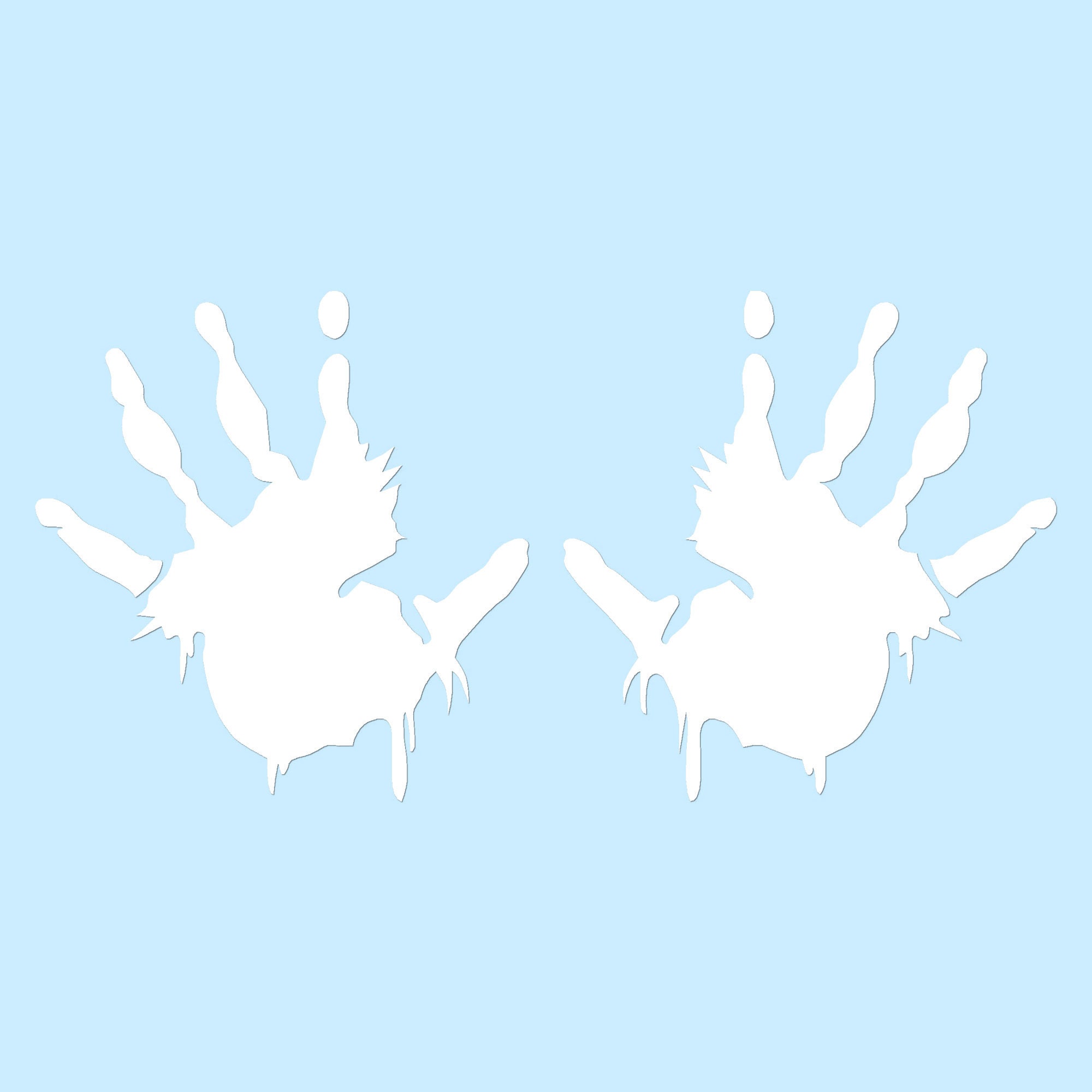 Tiny Bloody Handprints Vinyl Decal Sticker 3 Sizes 9 - Etsy.de