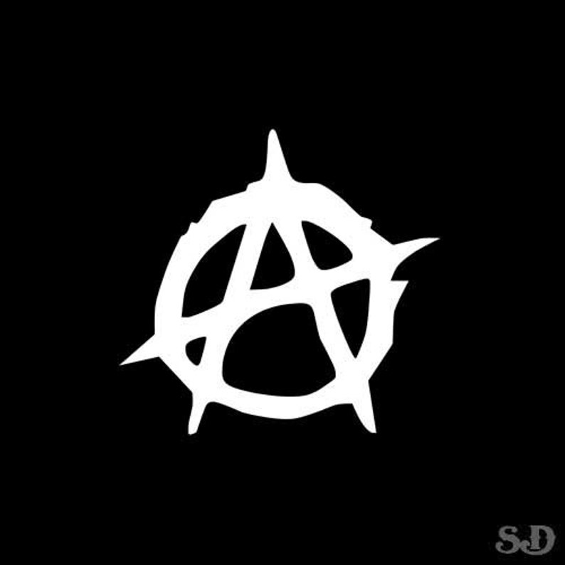 Anarchy Symbol Vinyl Decal Sticker 4 Long X - Etsy
